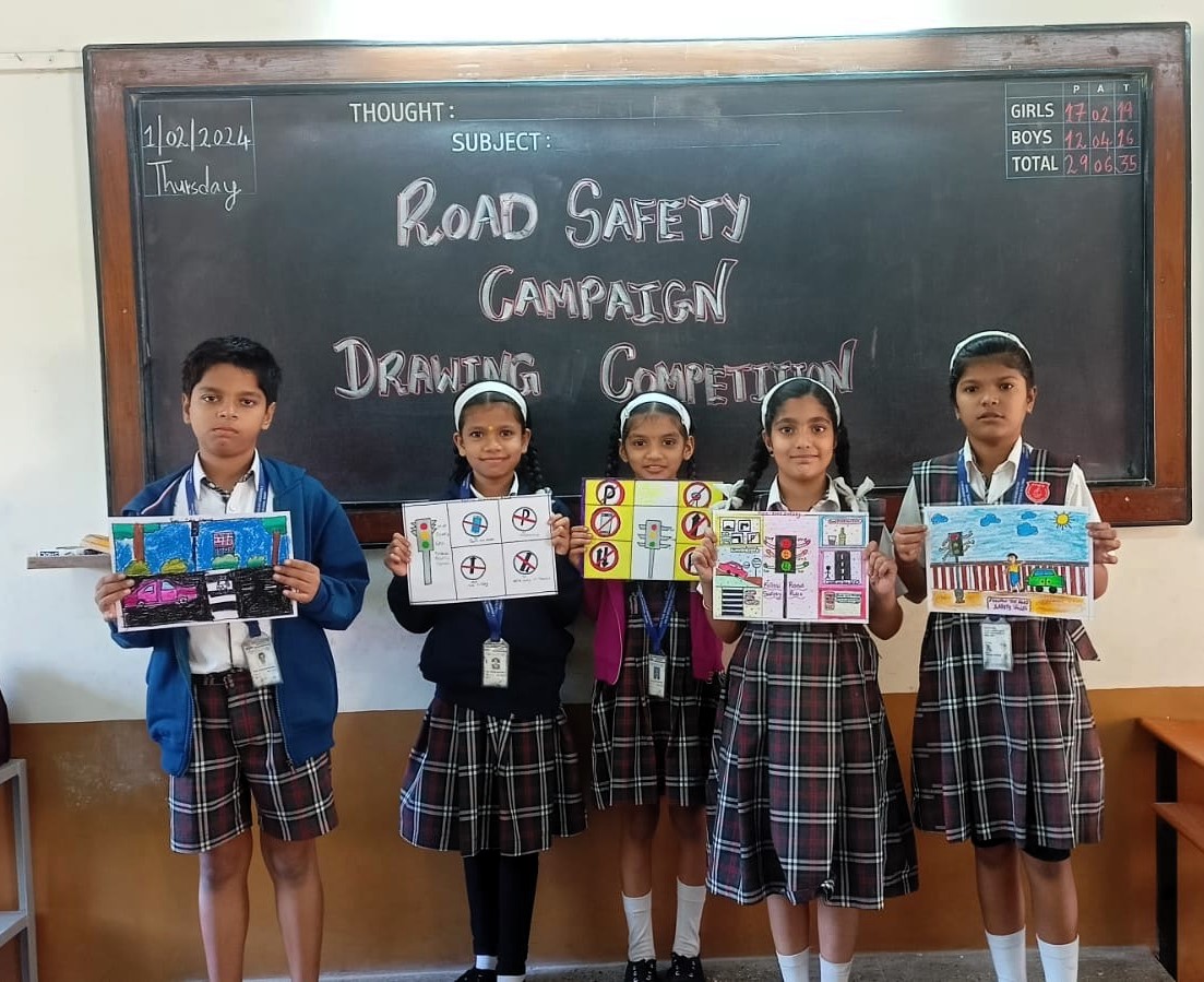 ROAD SAFETY CAMPAIGN – PTVA English Medium Andheri